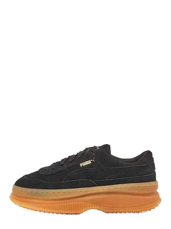 PUMA Deva Suede Platform Sneakers - Black