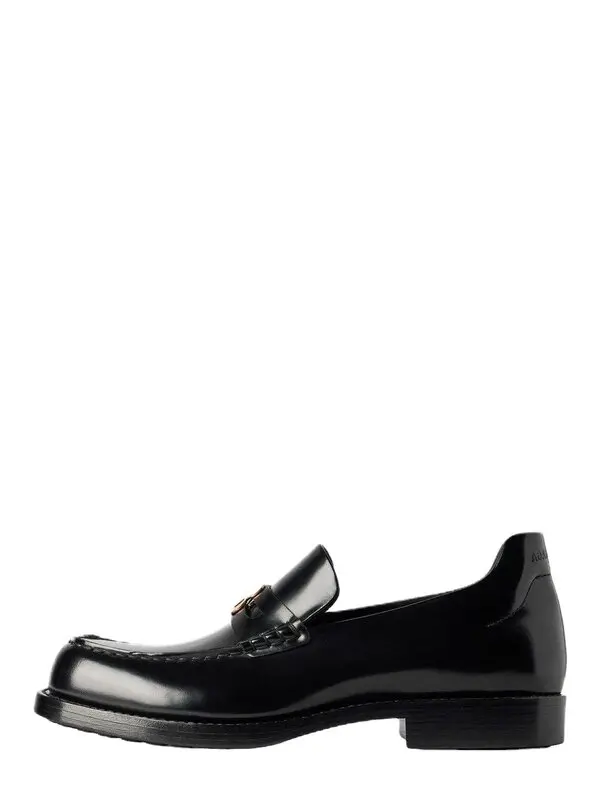 Balenciaga Leather Loafers - Black