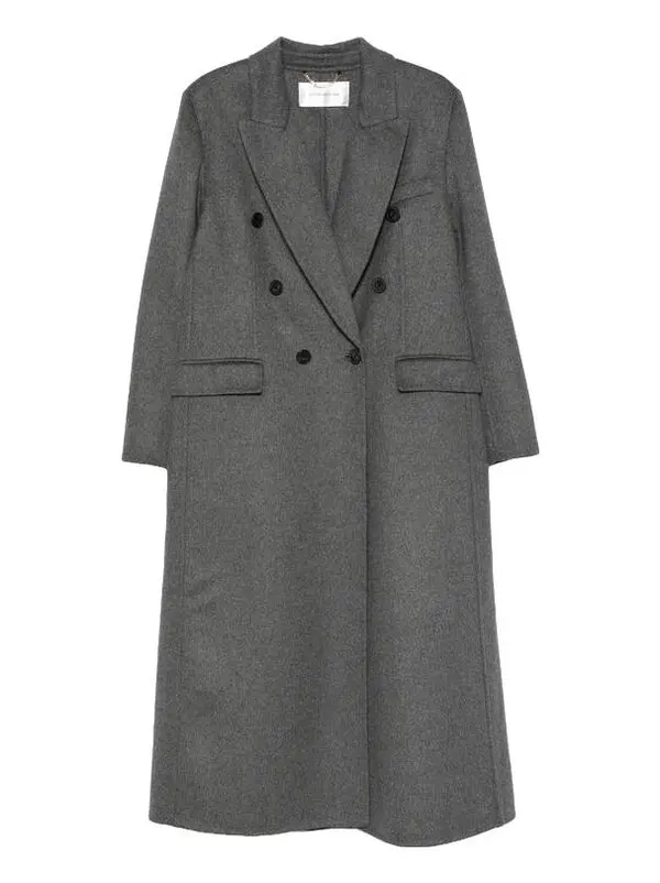Victoria Beckham Double-breasted Peacoat - Gray