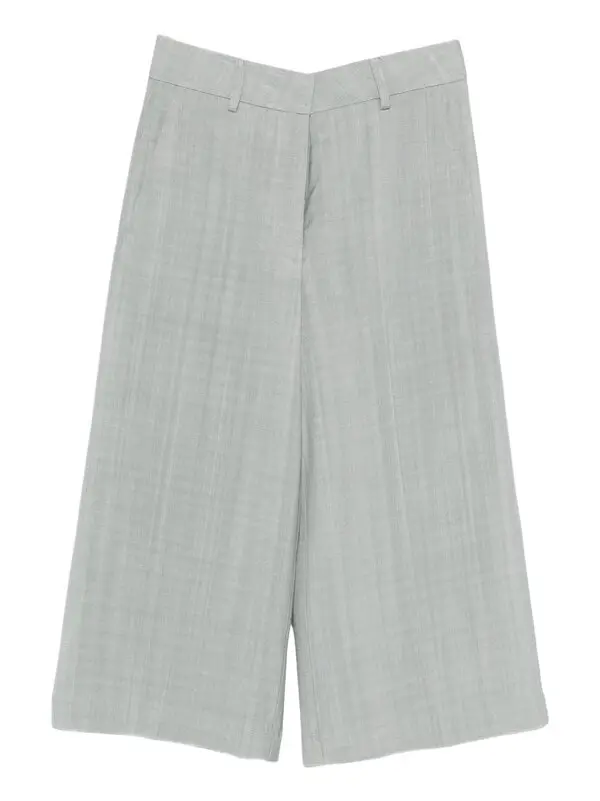 FORTE_FORTE Tailored Cropped Pants - Gray