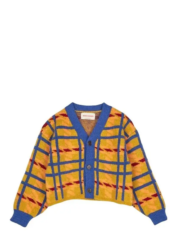 BOBO CHOSES Logo-embroidered Cardigan - Multicolor