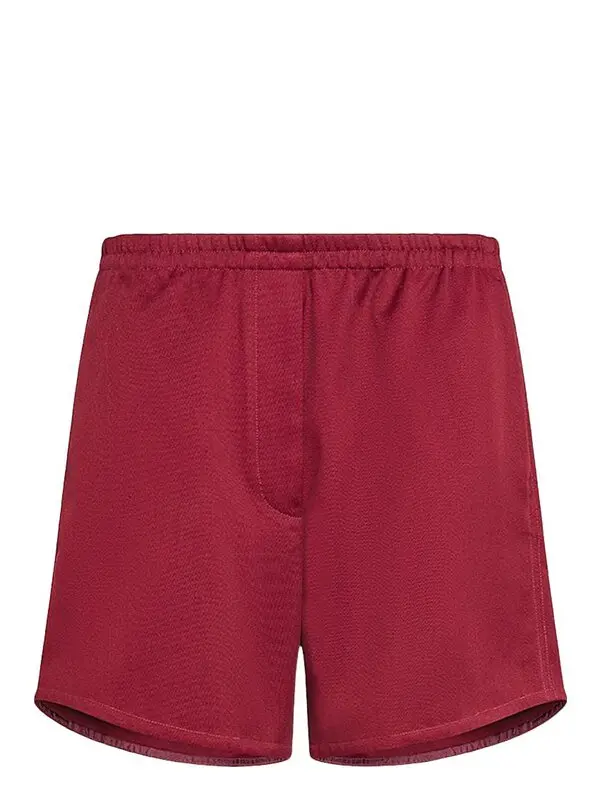 FORTE_FORTE Cotton Shorts - Ruby