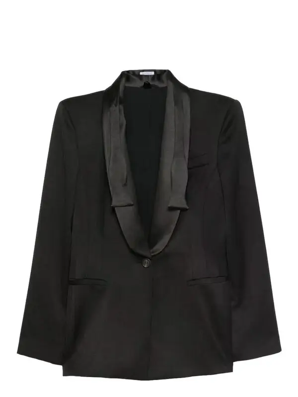 Brunello Cucinelli Shawl Lapel Jacket - Black