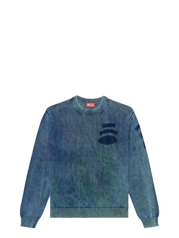 DIESEL® K-perne Cotton Sweatshirt - Blue