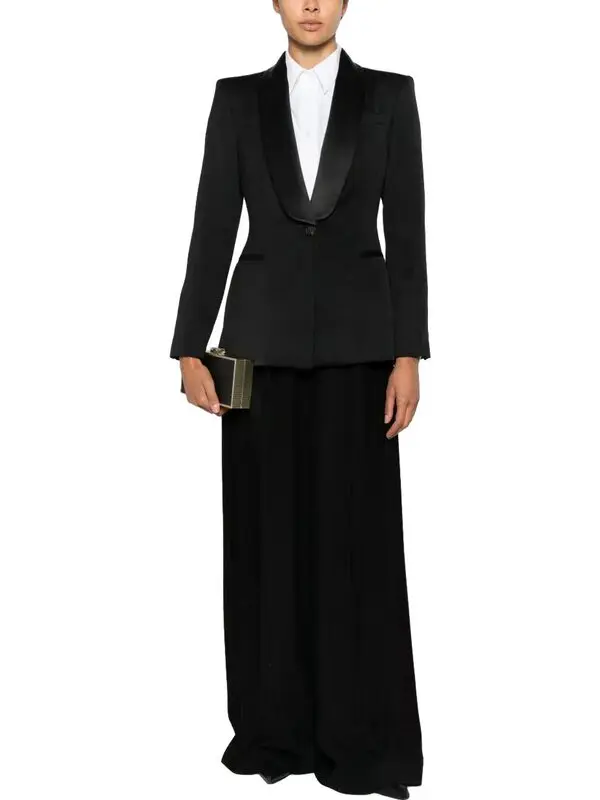 Brunello Cucinelli Shawl Lapel Jacket - Black