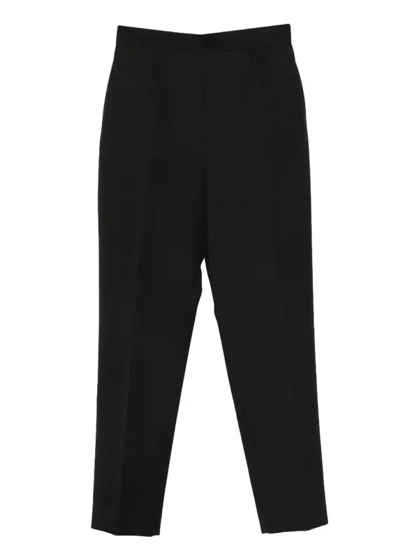 THE ROW Tailored Trousers With Pressed Creases - Black