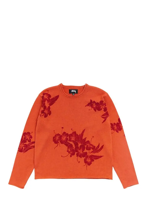 StÜssy Floral Print Pullover - Red