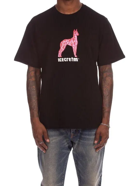 ICECREAM Fido Graphic T-shirt - Black