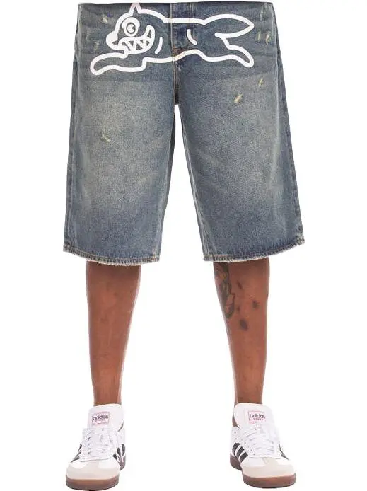ICECREAM Baskin Denim Short - Blue Fudge