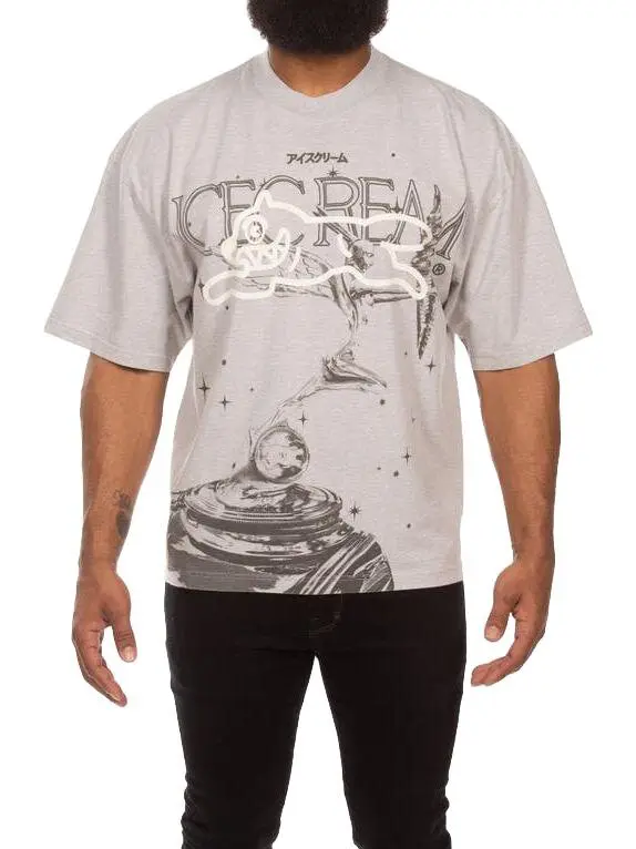 ICECREAM Fudge Graphic T-shirt - Heather Grey