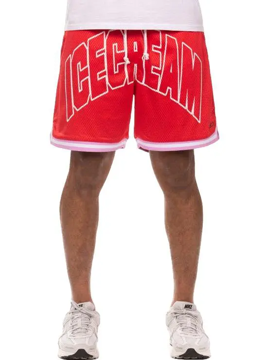 ICECREAM Dippin' Mesh Shorts - Salsa