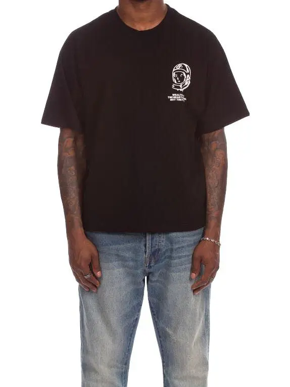BILLIONAIRE BOYS CLUB Text Graphic T-shirt - Black