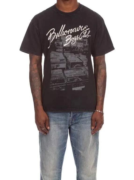 BILLIONAIRE BOYS CLUB Crates Graphic T-shirt - Black