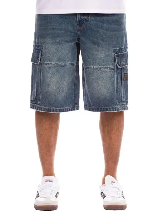 BILLIONAIRE BOYS CLUB Denim Cargo Shorts - Aries