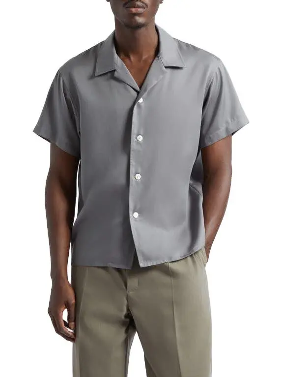 SECOND / LAYER Avenue Camp Shirt - Gray