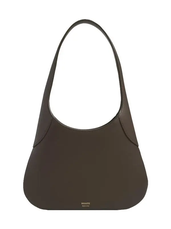 Khaite Small Joan Leather Hobo Bag - Elephant