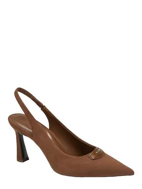 Dkny Camzy Slingback Pointed Toe Pump - Walnut