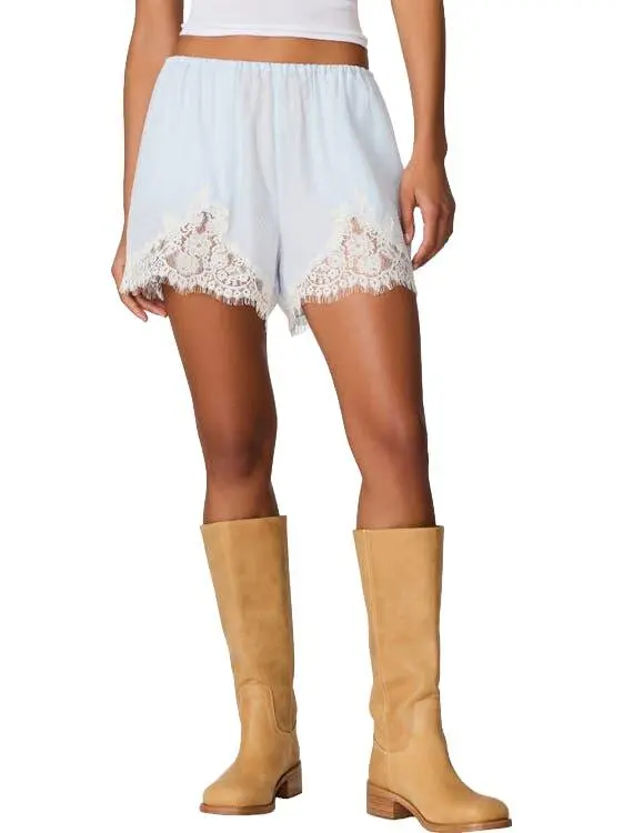 Steve Madden Daisee Lace Shorts - Blue Ice