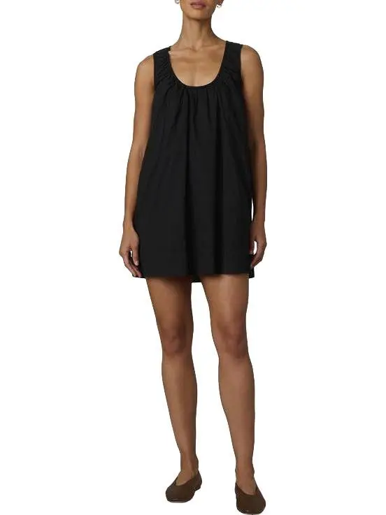 Joe's Jeans The Ana U-neck Sleeveless Cotton Voile Minidress - Black