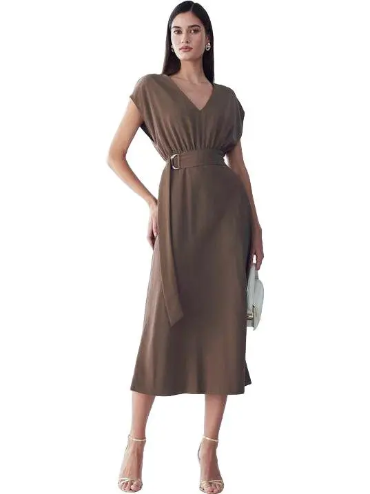 ST MRLO Enzy Dress - Chocolate