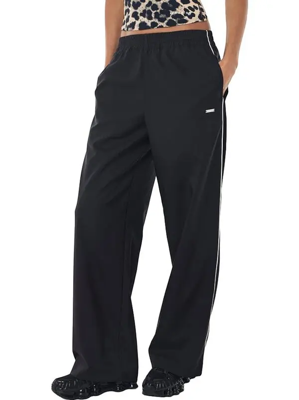 P.E Nation Paradiso Wide Leg Performance Pants - Black