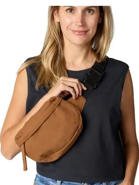 KNOWN SUPPLY Organic Cotton Canvas Belt Bag - Spice