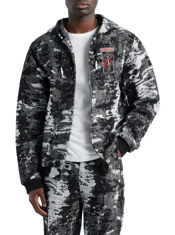 VERYRARE Devil Slayer Graphic Cotton Hoodie - Black