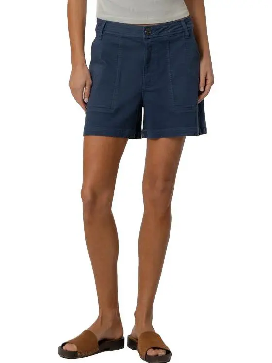 Kut From The Kloth Ashton High Waist Utility Shorts - Navy