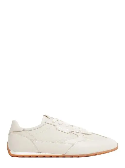 MALLET Penn Leather And Suede Sneakers - White
