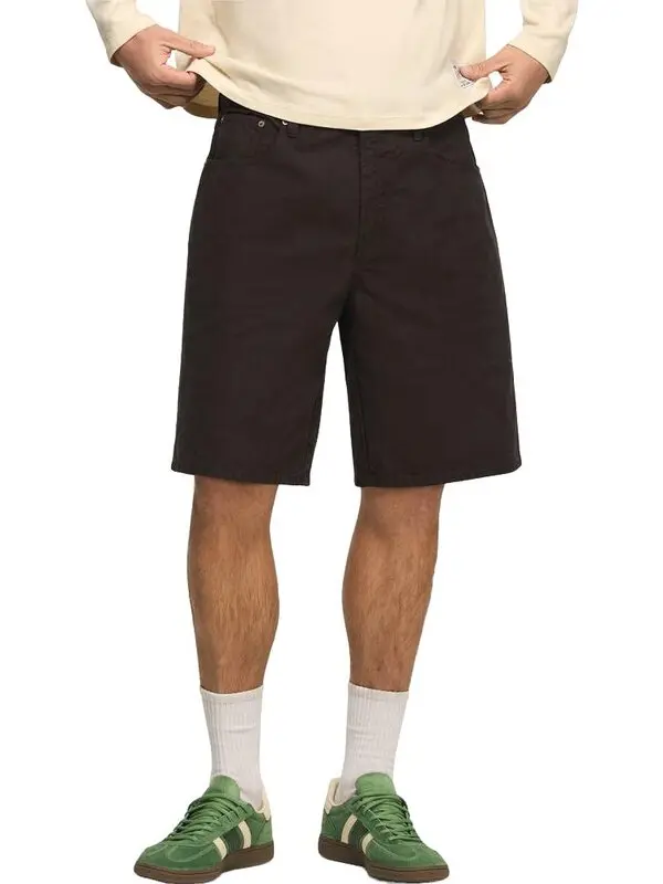 Lucky Brand Cotton Canvas 5-pocket Bermuda Shorts - Phantom