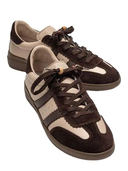 FOREVER & ALWAYS SHOES Ardix Leather Sneaker - Tan