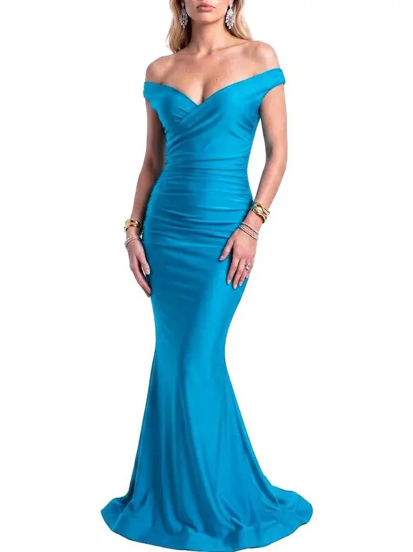 JESSICA ANGEL Gown - Turquoise
