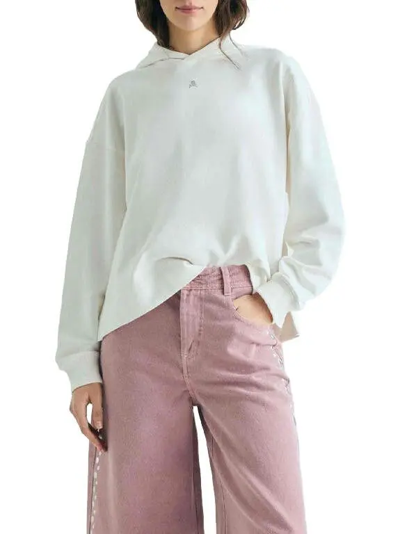 SCALPERS Cotton Hoodie - Ecru