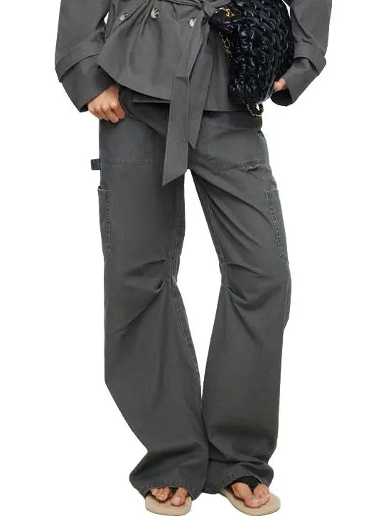 Lioness Miami Vice Low Rise Carpenter Pants - Moss