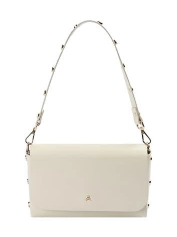 SCALPERS Mini Leather Studs Bag - Ecru