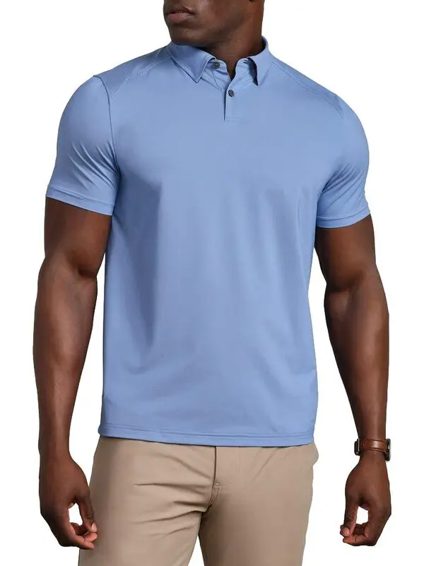 RHONE Commuter Polo - True Blue Oxford