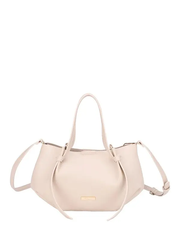 MALI + LILI Mini Lou Lou Vegan Leather Tote - Beige