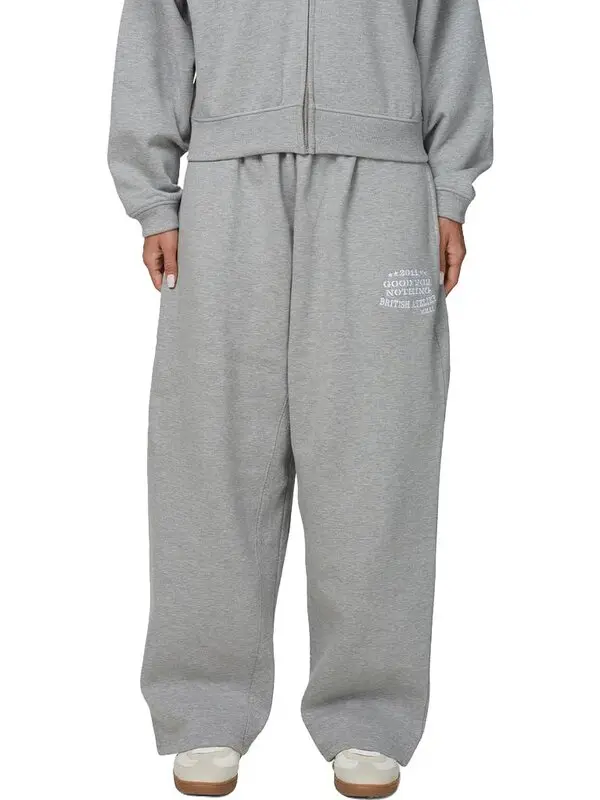 GOOD FOR NOTHING Wide Leg Icarus Joggers - Grey