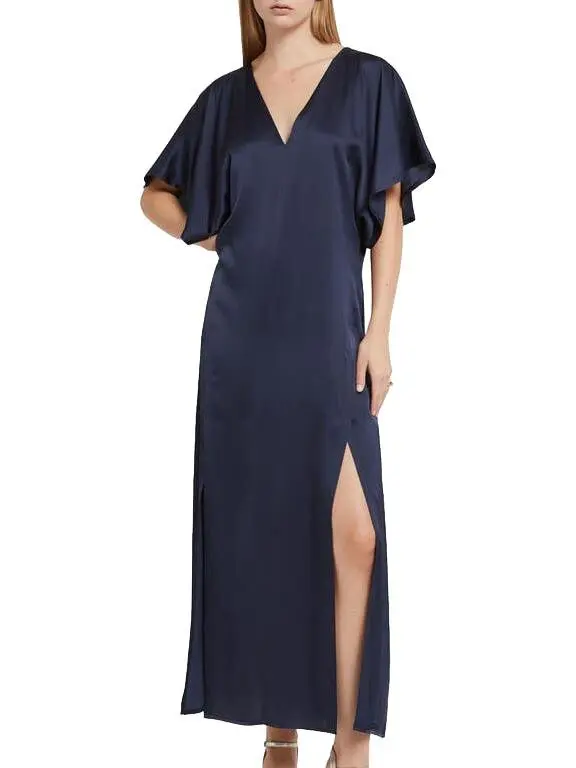 OTTOD'AME Viscose Long Dress - Blue