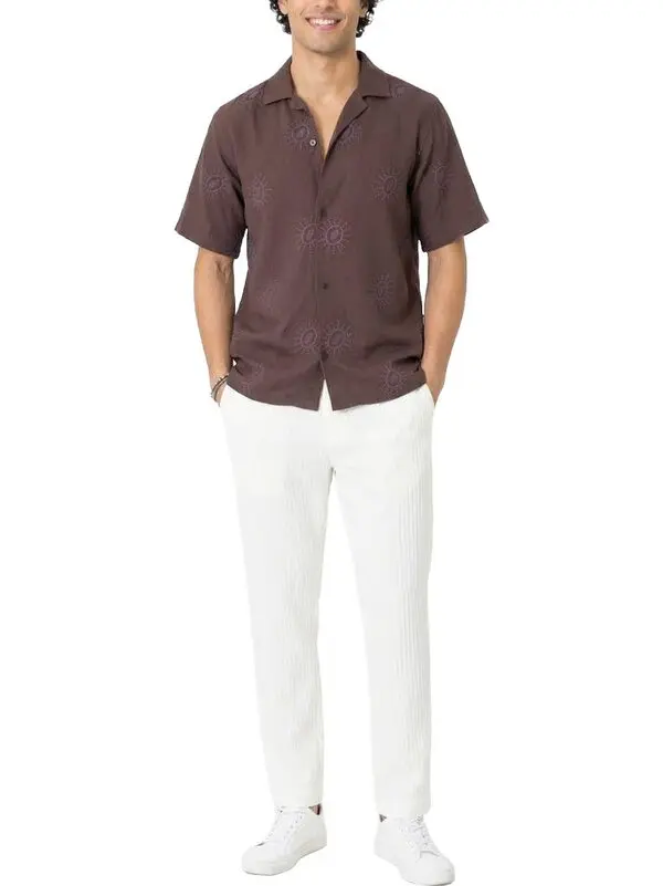 AREA STARS Sunburst Top - Brown