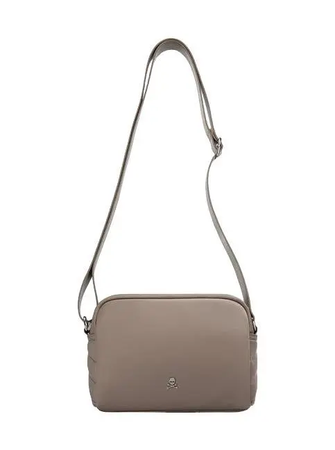 SCALPERS Padded Crossbody Mini Bag - Taupe