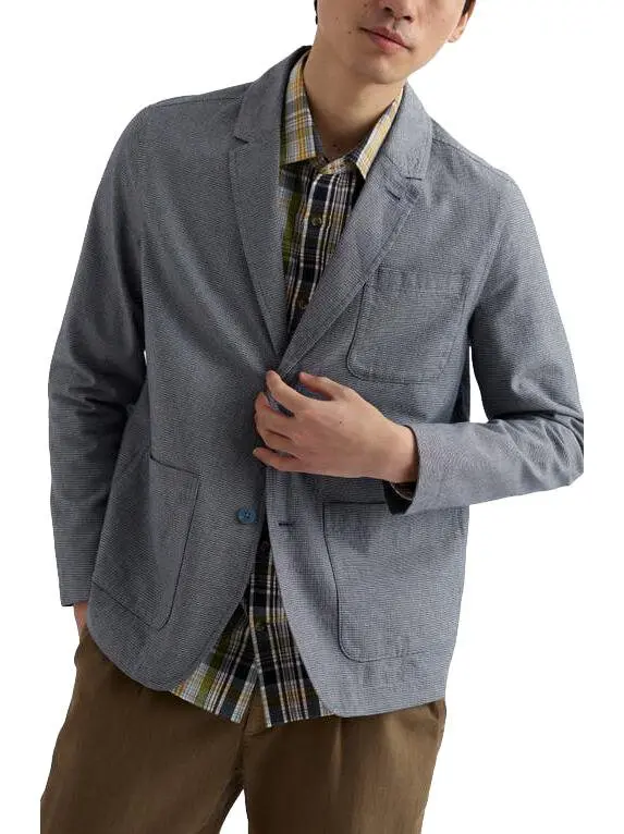 SEASALT CORNWALL Dominick Organic Cotton Blazer - Blue Sail