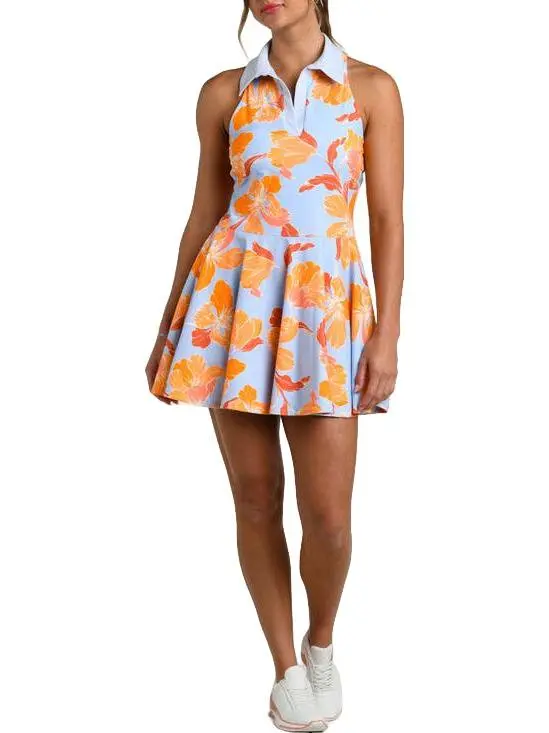 La Blanca Outline Floral Tennis Dress - Drift