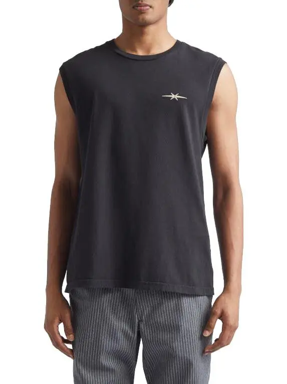PHIPPS Star Logo Muscle Tee - Black
