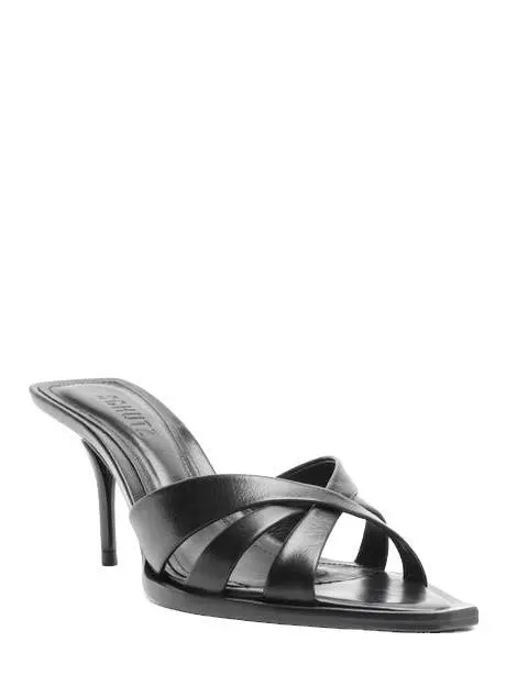 Schutz Keefa Leaf Mule - Black