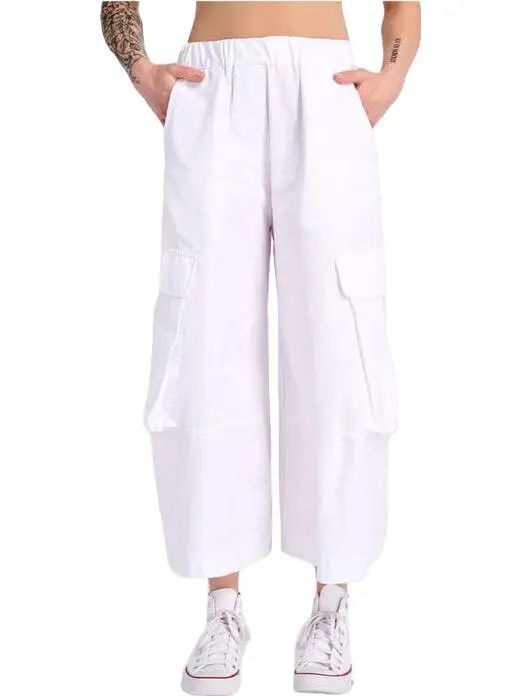 Alembika Alembiika Swish Wide Cargo Pants - White
