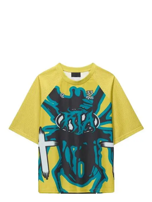 RtA Anson Graphic T-shirt - Citron Racing Beetle