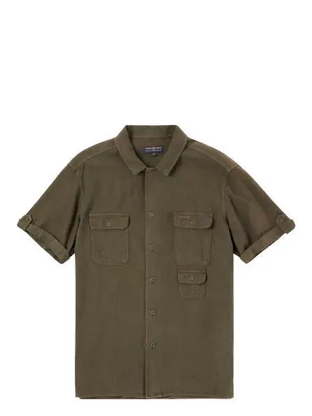 AMUNDSEN Traveller's Linen Ss - Olive