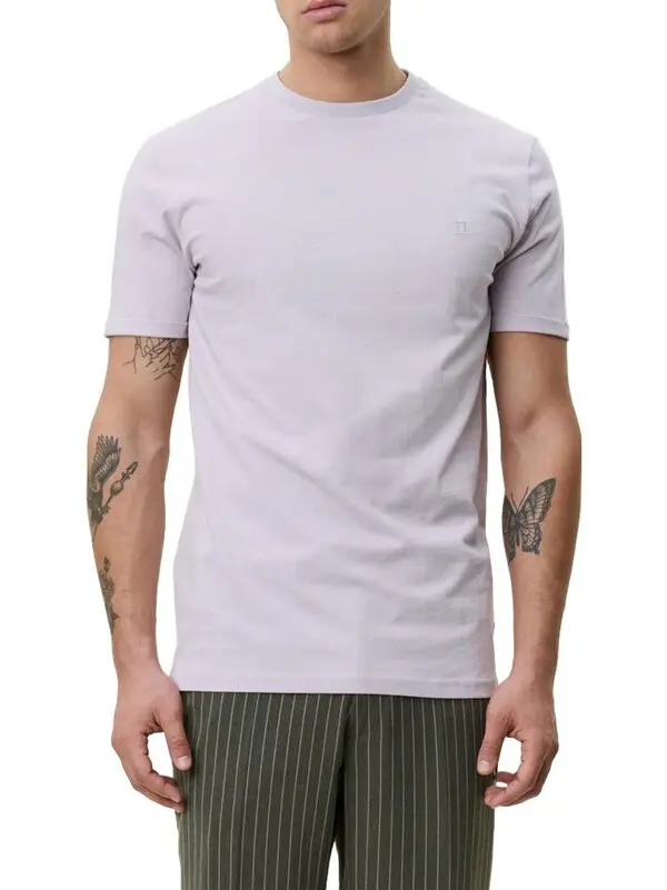LES DEUX Core Organic Cotton T-shirt - Iris Purple