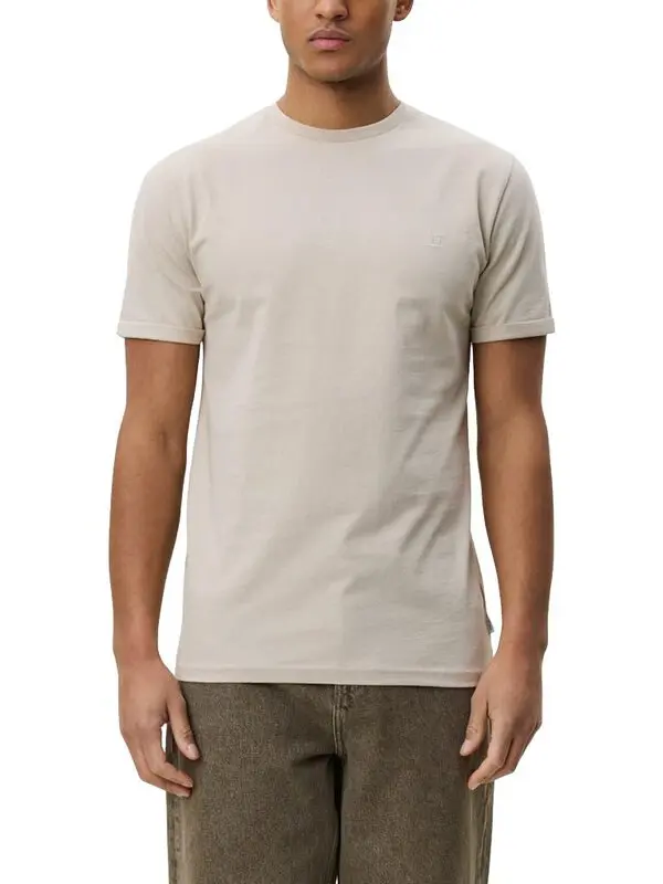 LES DEUX Core Organic Cotton T-shirt - Light Sand